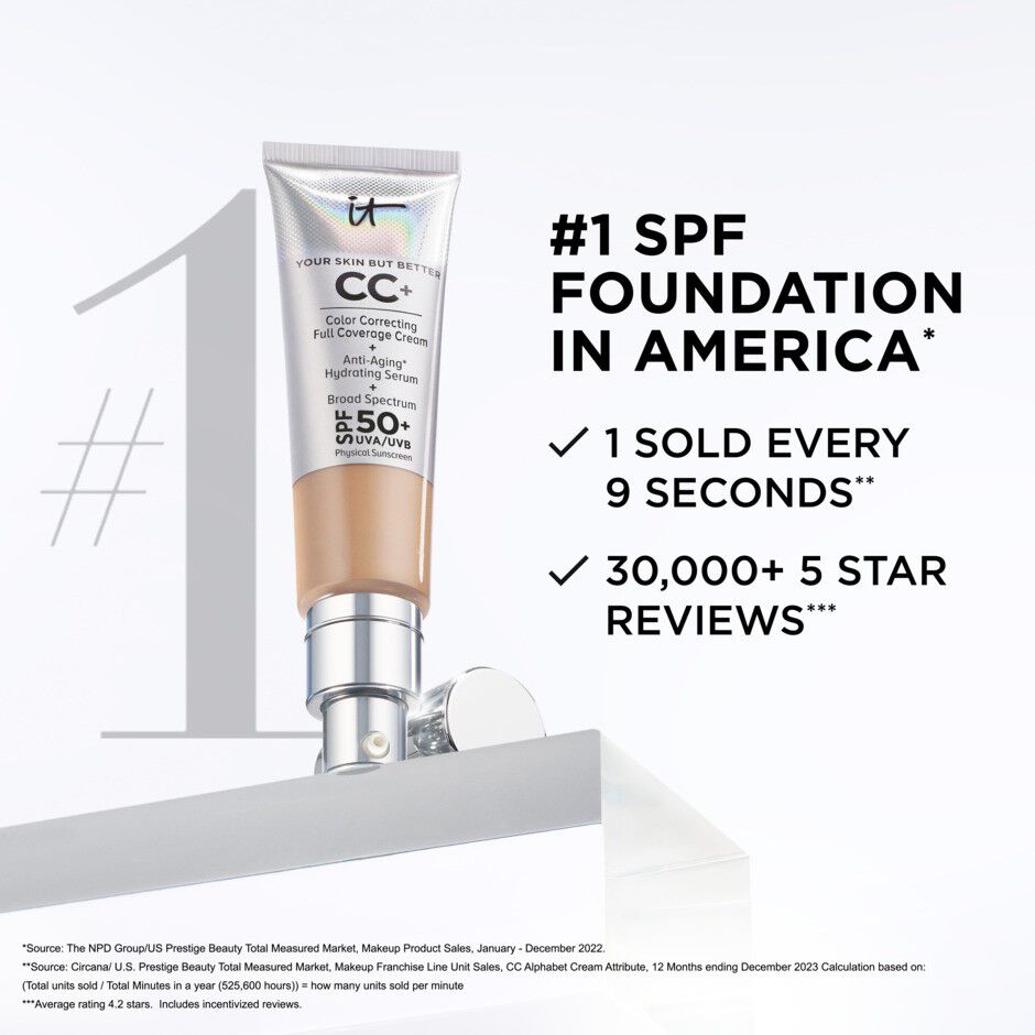 CC Cream Full-Coverage Foundation SPF 50+ | IT Cosmetics