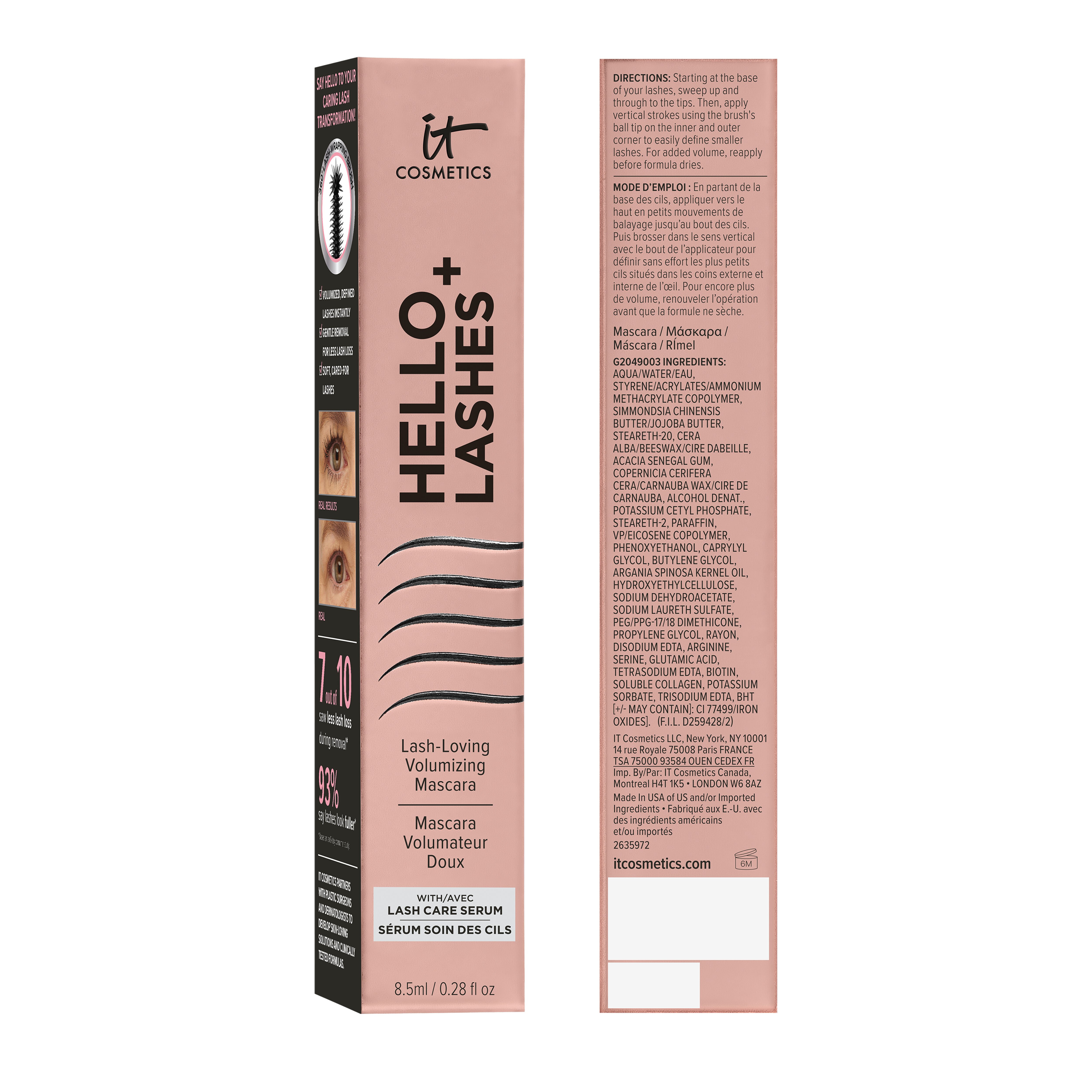 Hello Lashes+ Volumizing Mascara with Lash Serum - IT Cosmetics