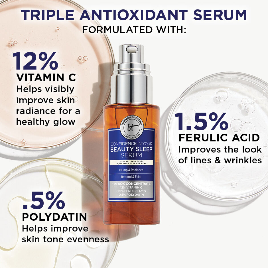 Confidence in Your Beauty Sleep Triple Antioxidant Brightening Serum ...